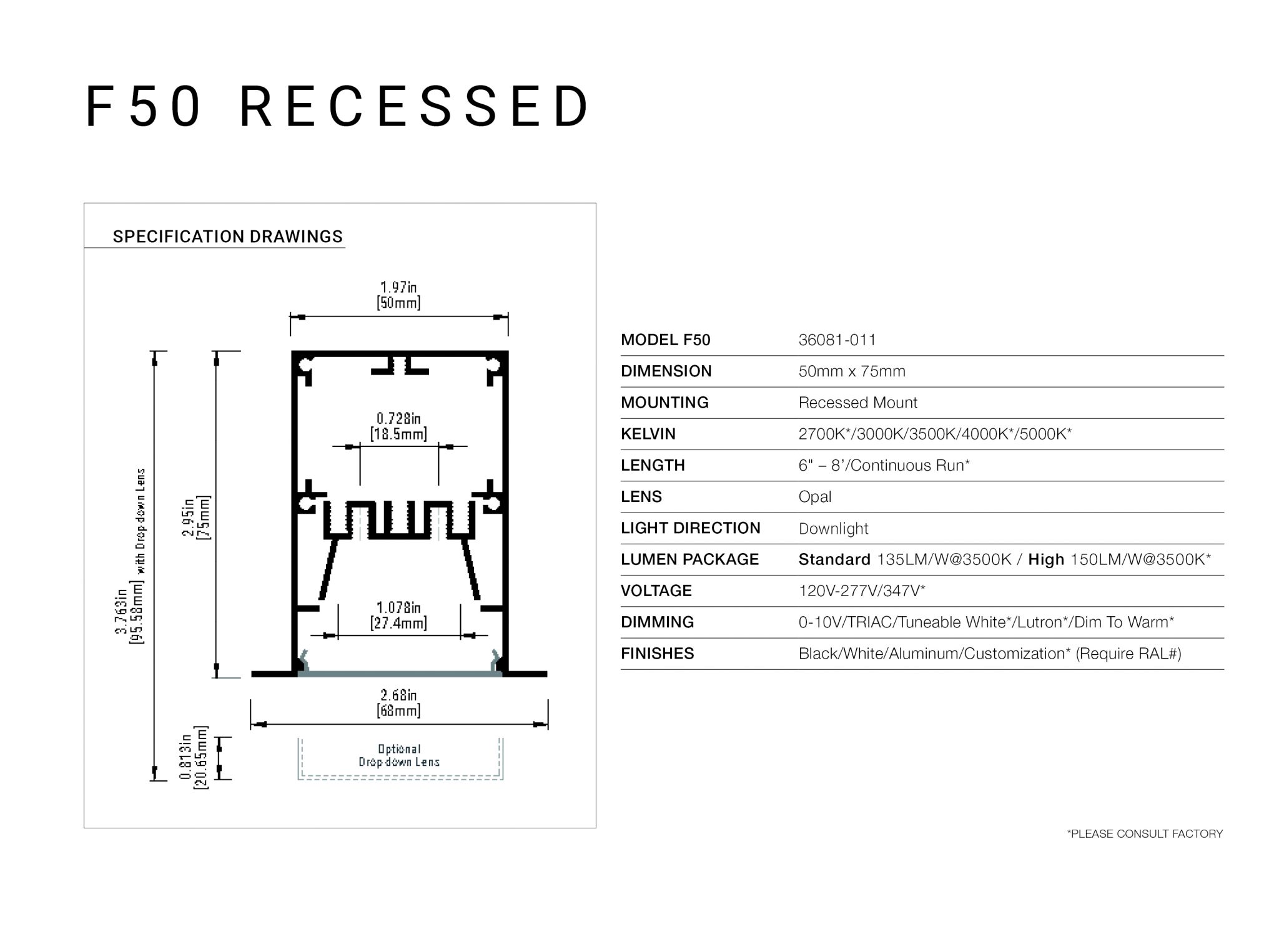 F50 – Fase1 Lighting